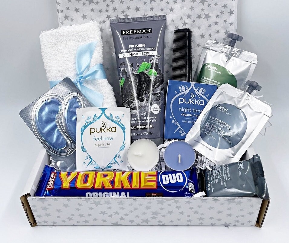 Get Well Soon Gift Box, Men's Care Package, Surgery Care Package ...