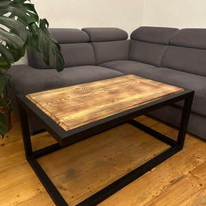 Industrial coffee table Etsy