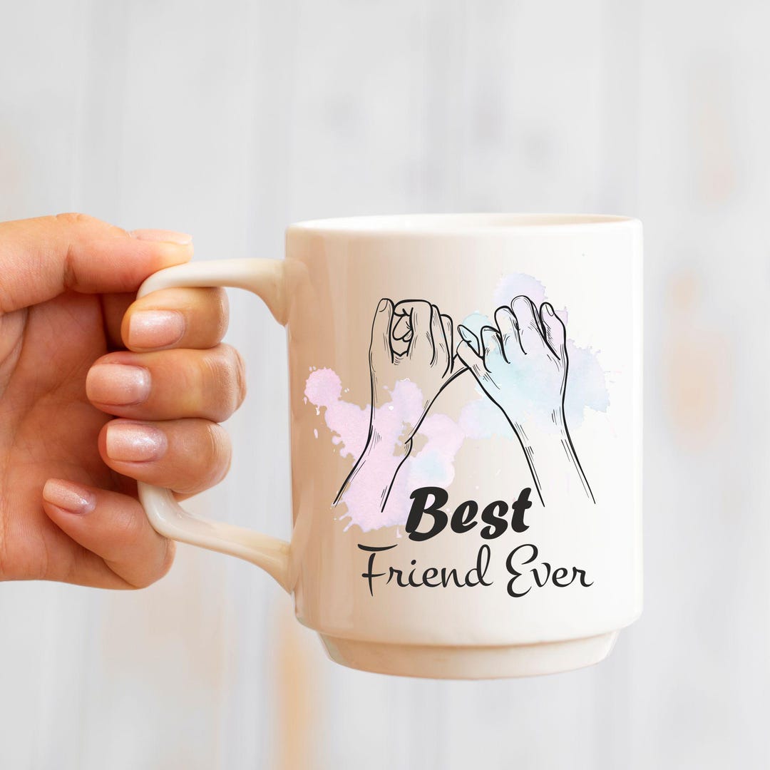 Best Friends Mug Sublimation Designs, Bestie Mug Design, Friendship Mug ...