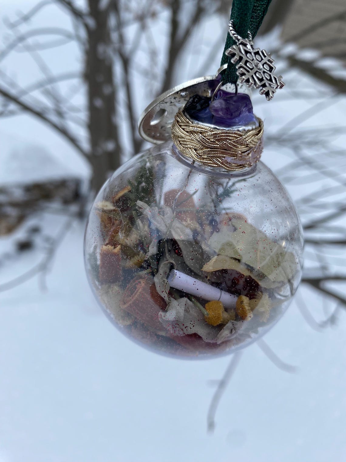 Witch Ball - Home Blessing Ball - Home Protection Ball - Protection ...