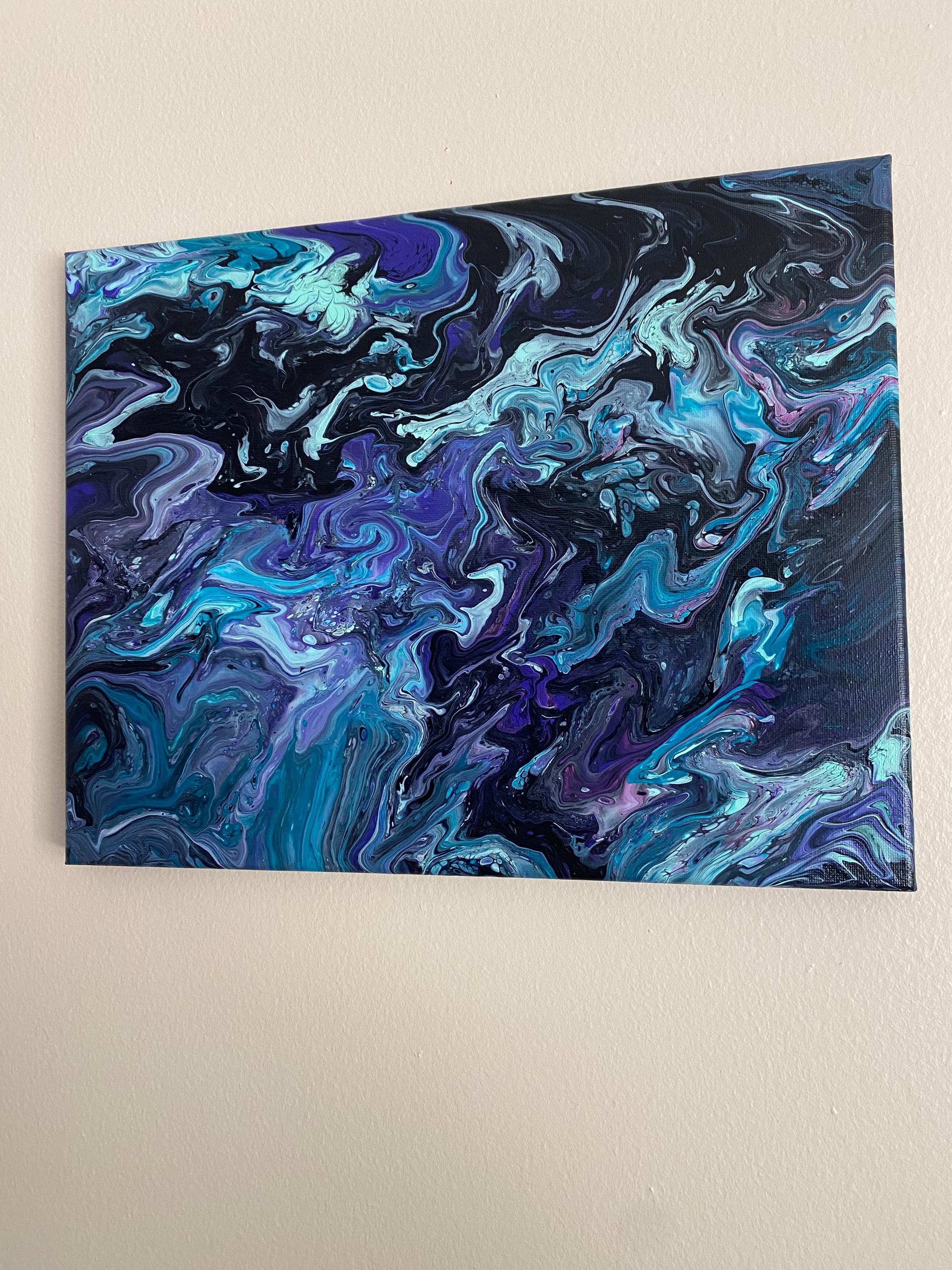 Wildberry Acrylic Drip Painting - Etsy