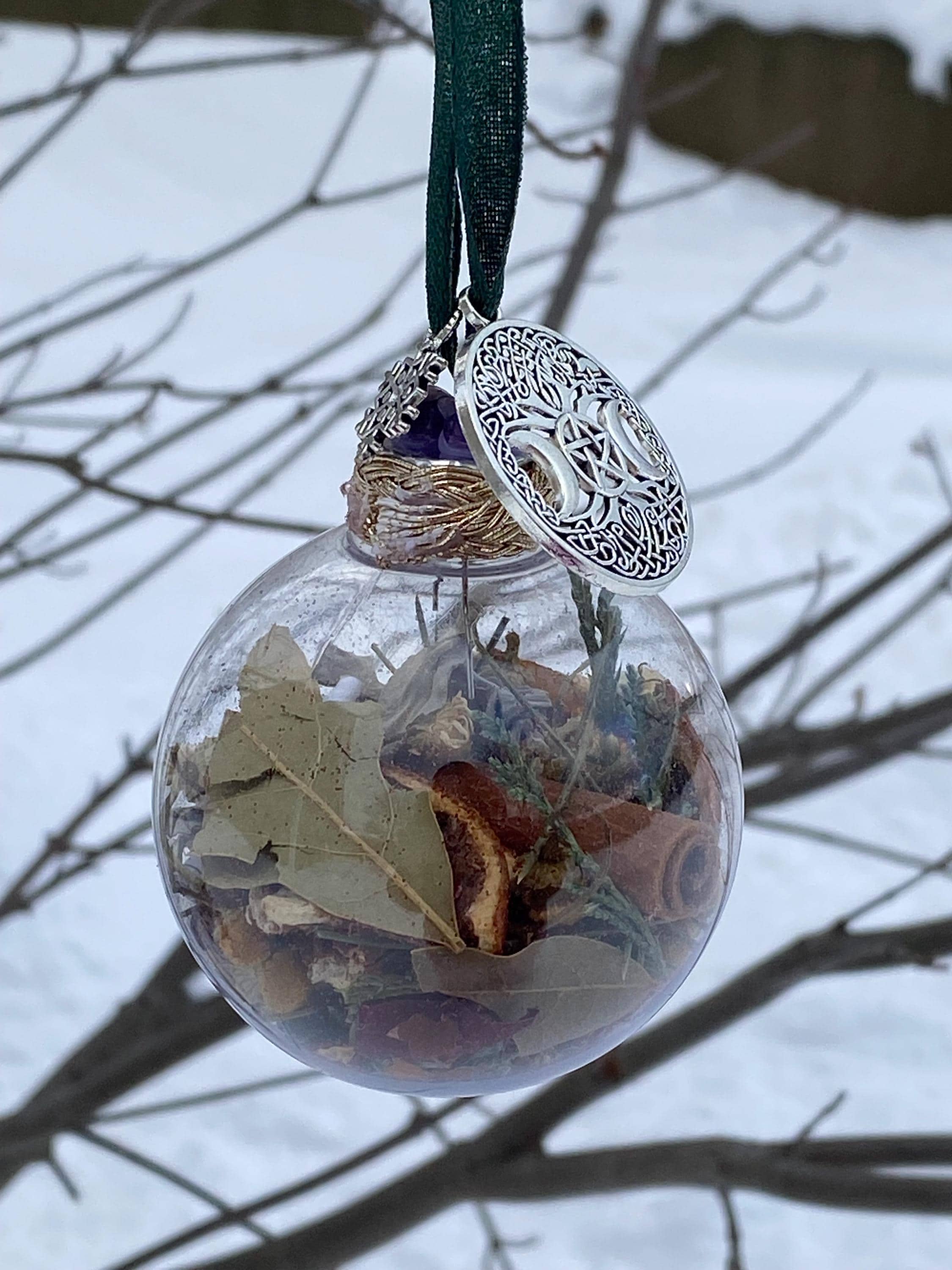 Witch Ball - Home Blessing Ball - Home Protection Ball - Protection ...