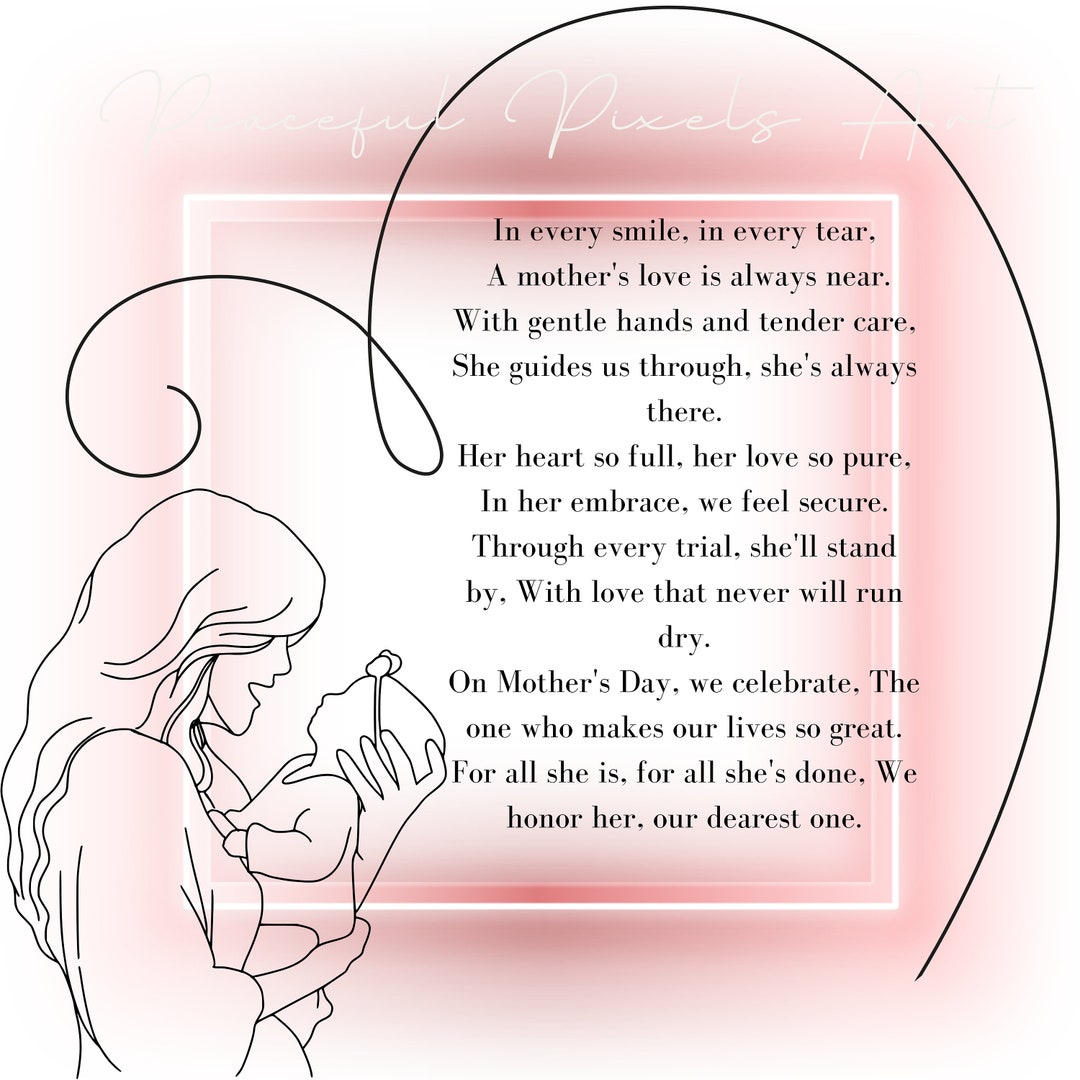Poems for Mom,poetry for Wife,poetry for Women,mothers Day Poem,poems ...