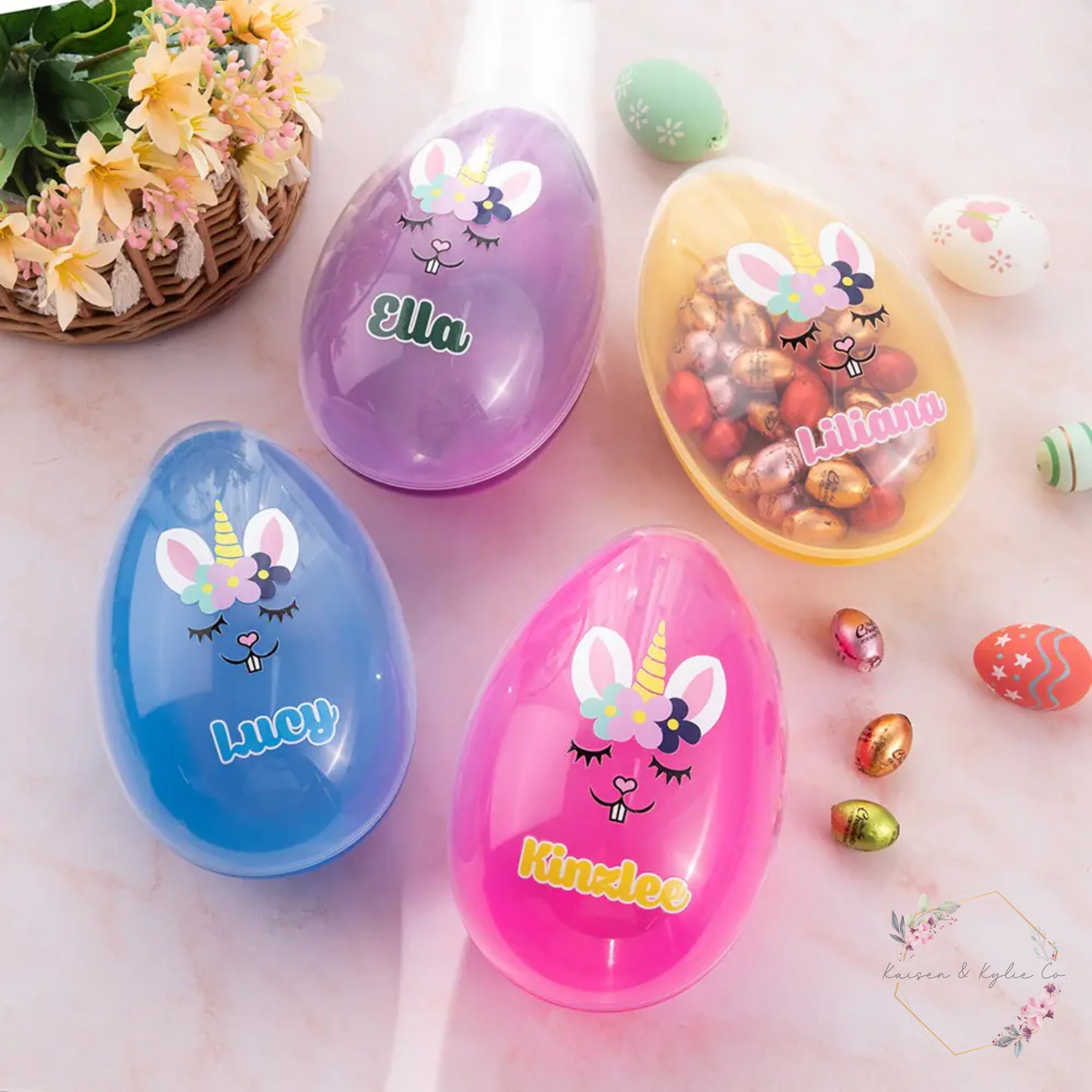 Jumbo Easter Eggs for Children Personalized Name Jumbo Egg Customized ...