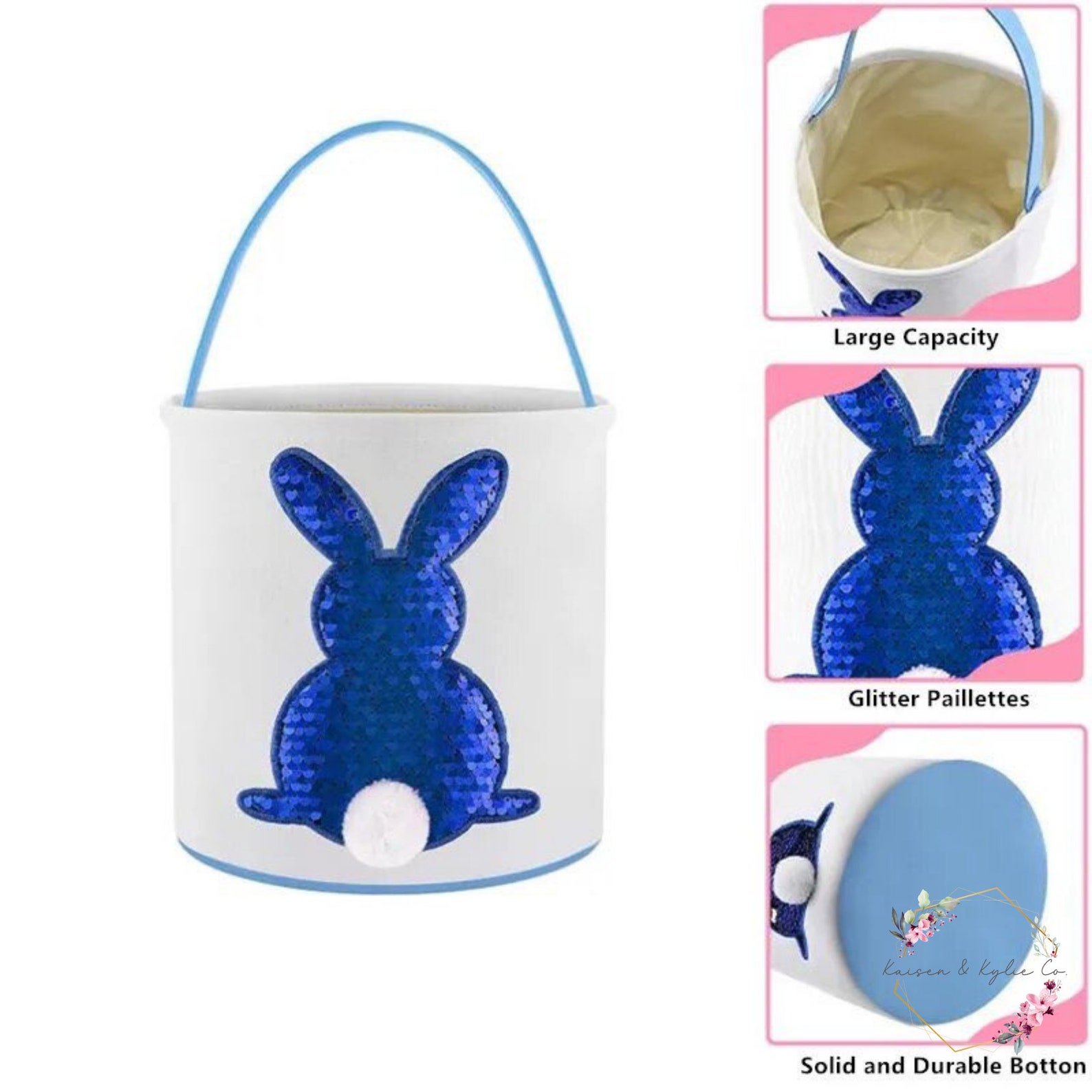 Embroidered Easter Basket for Boys Custom Name Basket Embroidered Name ...