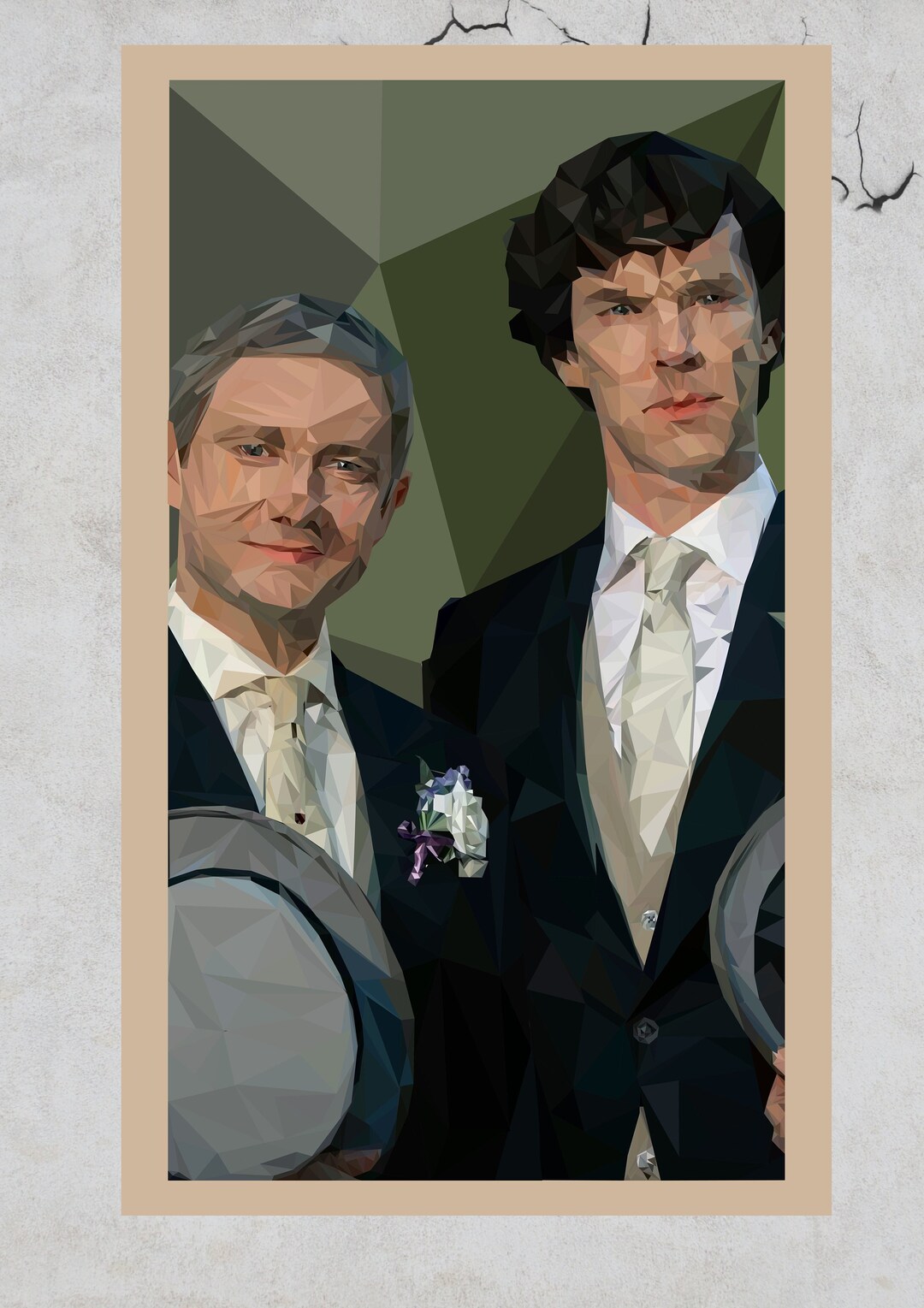 BBC Sherlock Digital Poster| Sherlock & Watson | Sherlock Digital Print ...