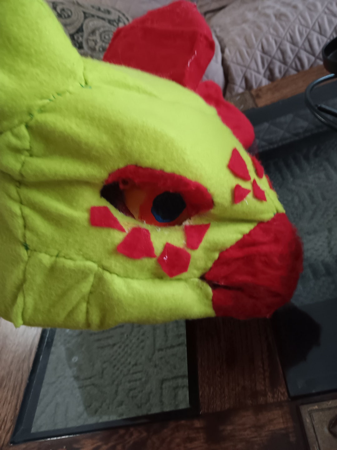 Fleece Dino Mask - Etsy