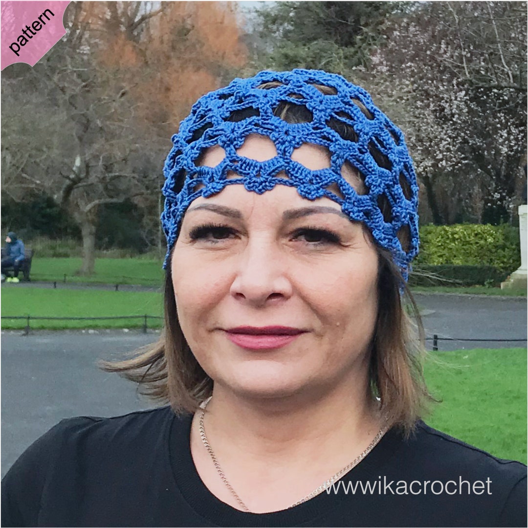 Wavy Crochet Hat Pattern Woman - Crochet Summer Hat - Crochet Wave Lace ...