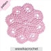 Rose Coaster Motif Crochet Pattern - Etsy