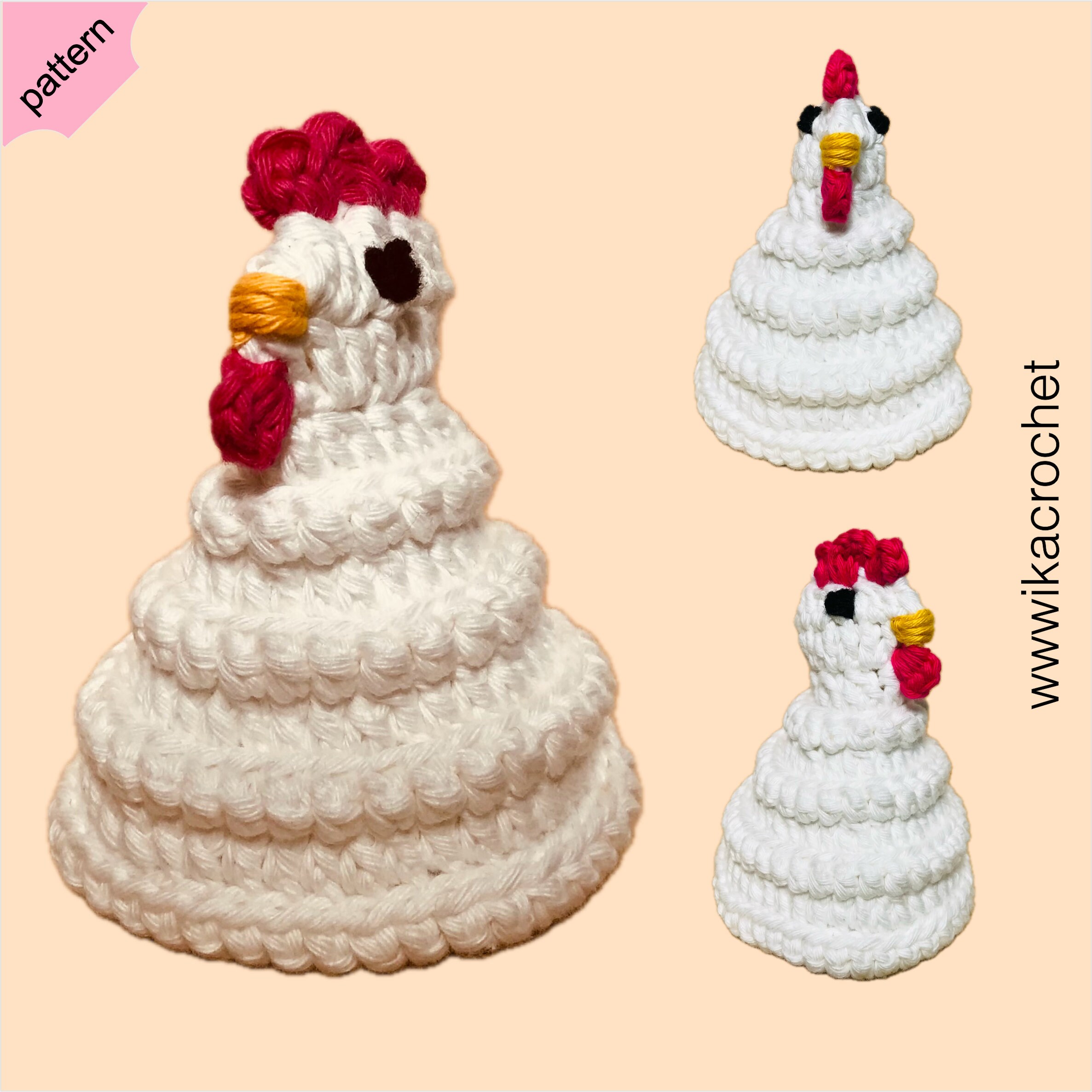 Chicken - Egg Cozy - Crochet Pattern - Etsy