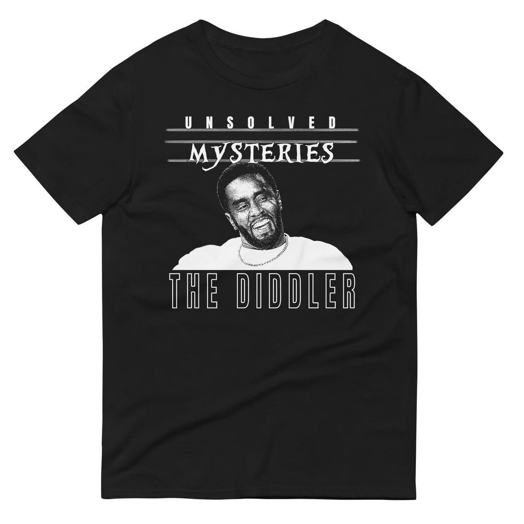 P Diddy Funny 'the Diddler' Ironic T-shirt, Sean Diddy Combs Parody ...