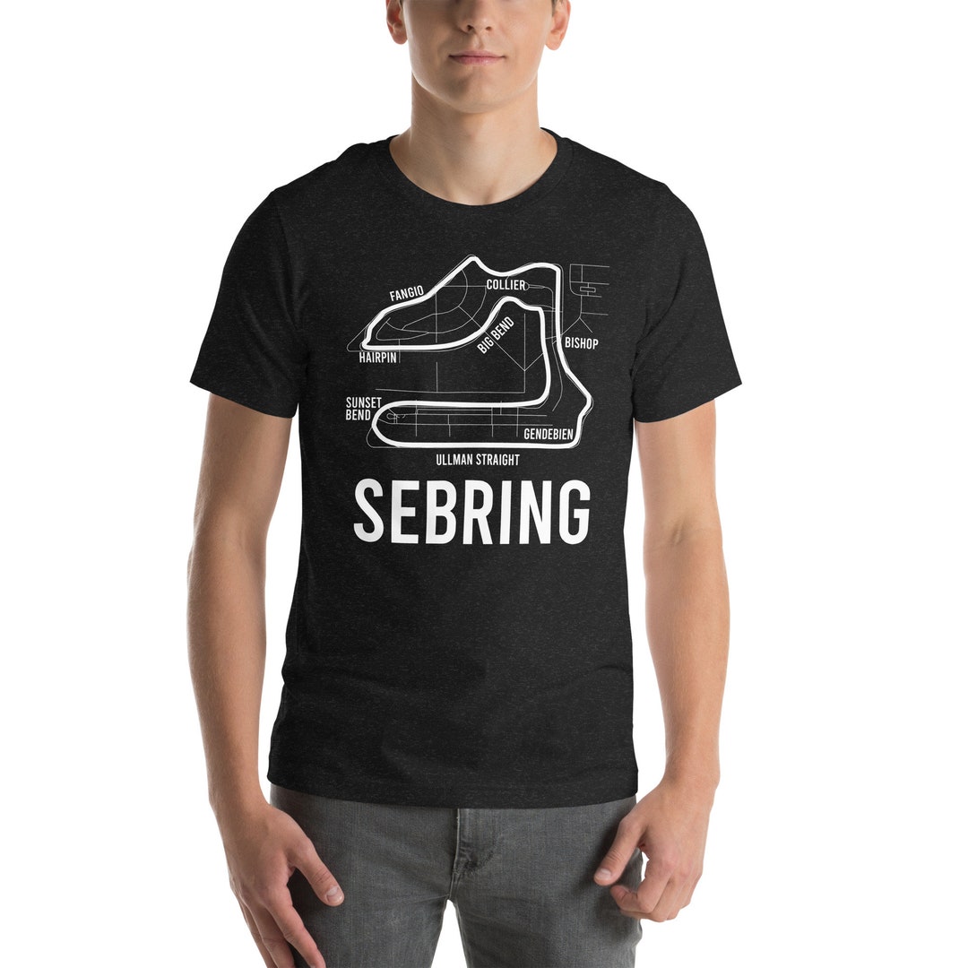 Sebring Motorsport Track Outline Vintage Premium T-shirt - Etsy