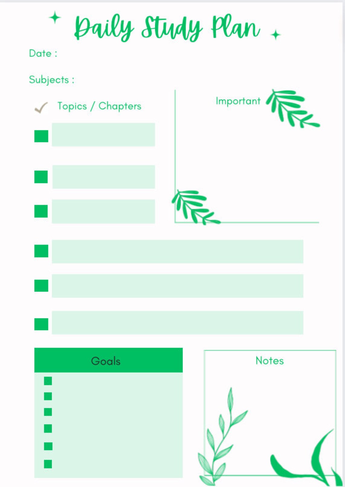 Daily Student Planner Bundle - Etsy