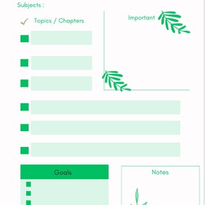 Daily Student Planner Bundle - Etsy