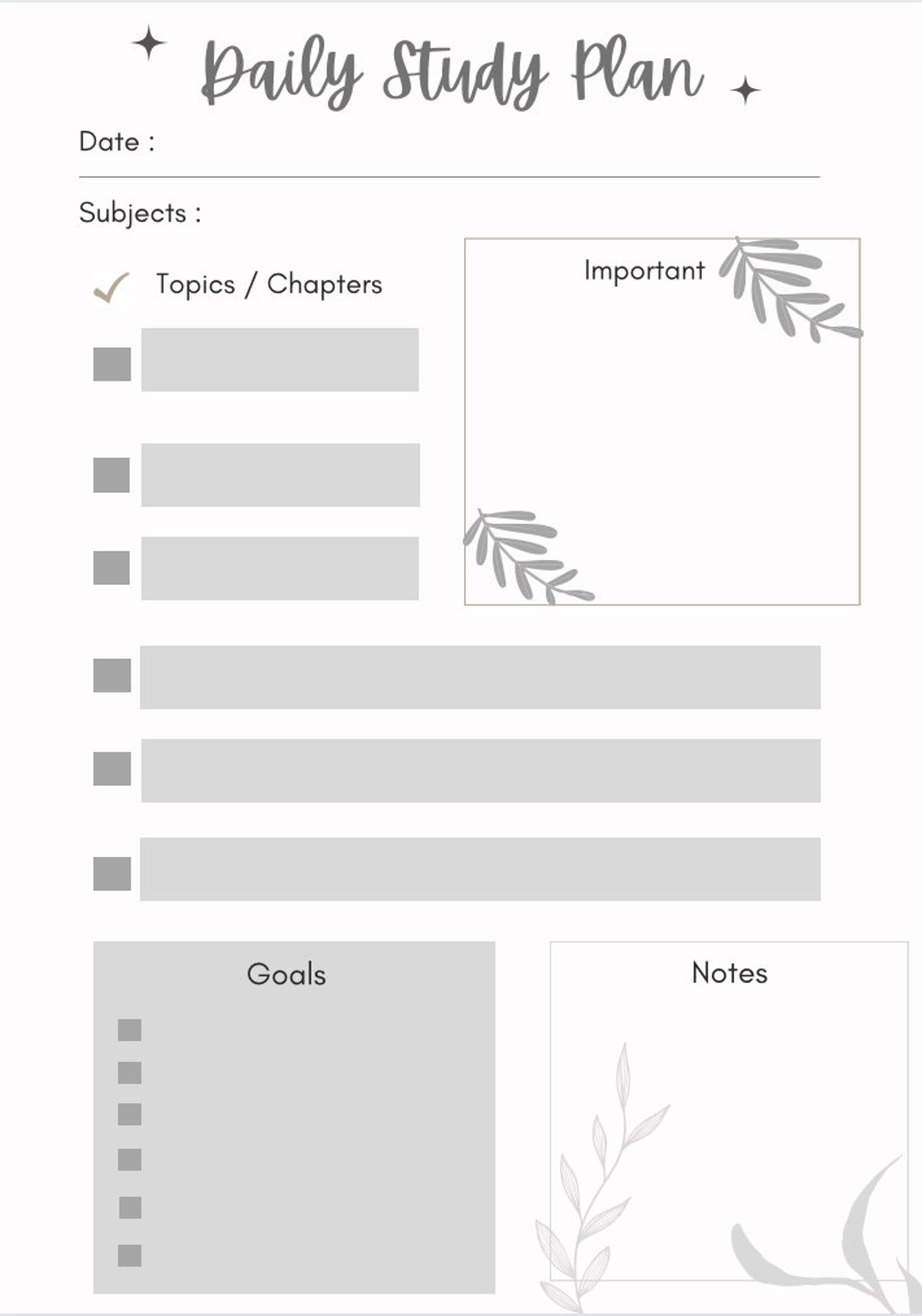 Daily Student Planner Bundle - Etsy