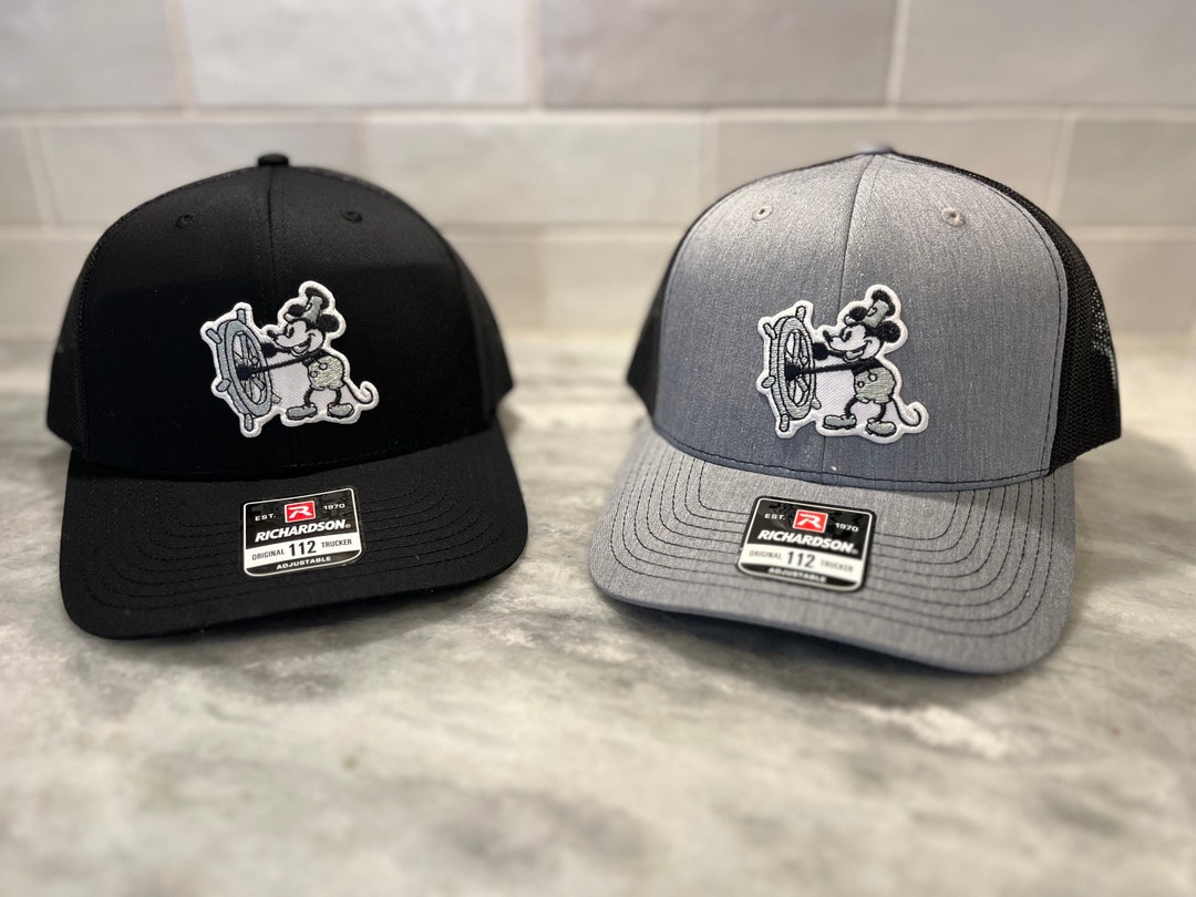 Disney: Retro Steamboat Willie Mickey Richardson Trucker Hat - Etsy