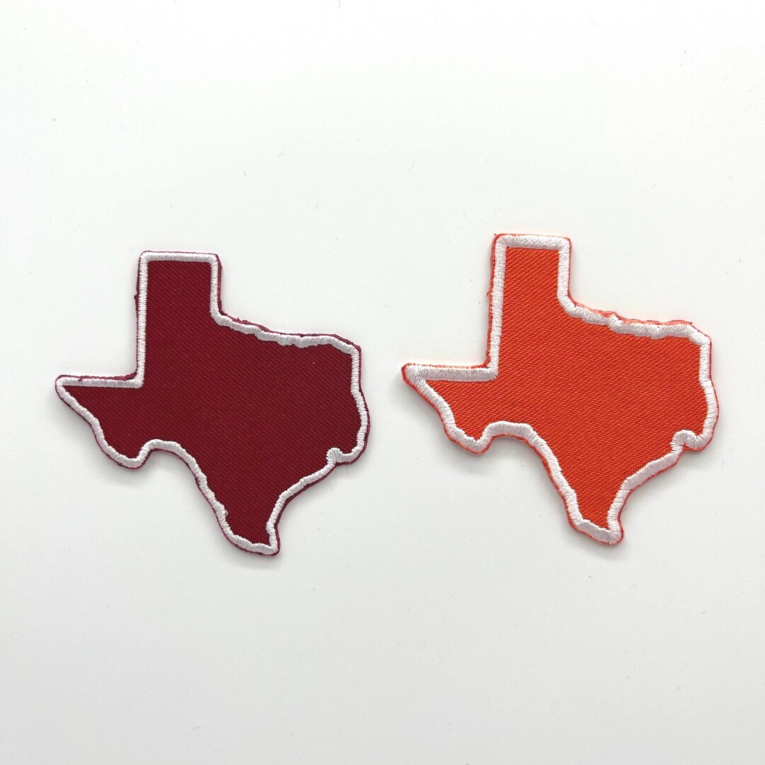 Texas Iron-on Patch 2.5” - Etsy
