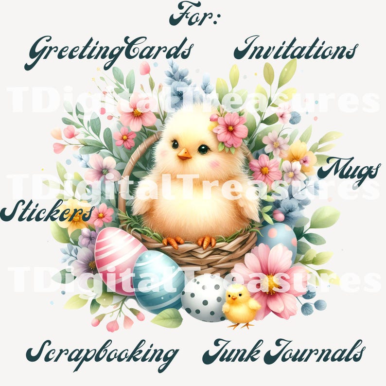 Easter Chick Clipart Bundle,easter PNG Clipart,easter Design,chick ...