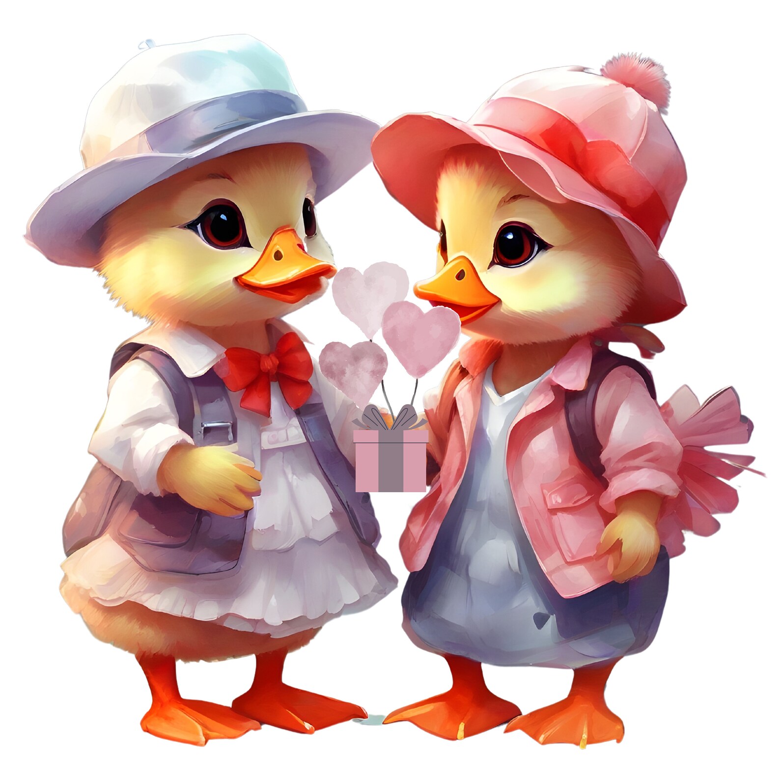 Valentine Couple Dukes,clipart Bundle,romantic Valentine's Day Cute ...