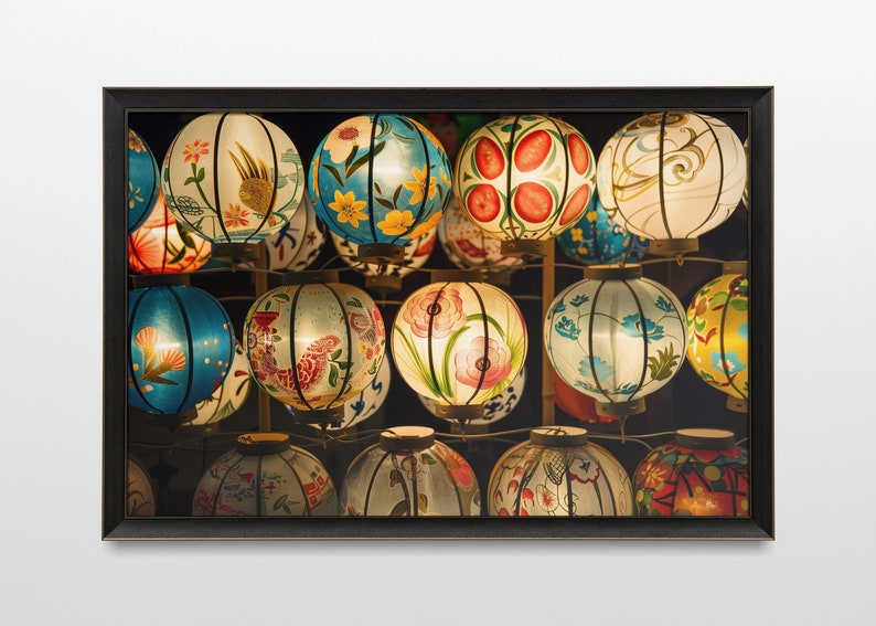 Spring Flowers Japanese Paper Lanterns - Etsy