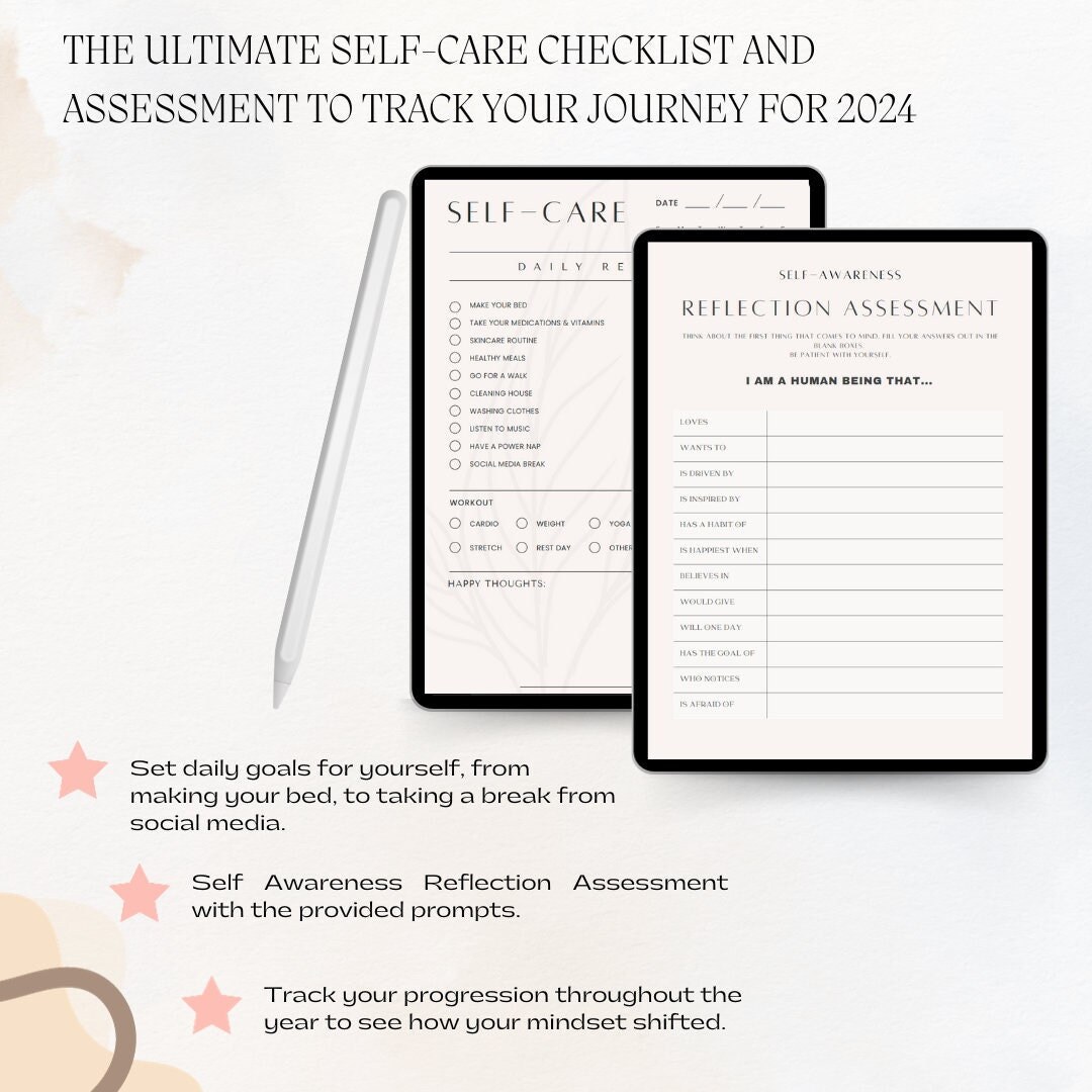 Diario de Autocuidado, Planificador de Autocuidado, Autoconciencia ...