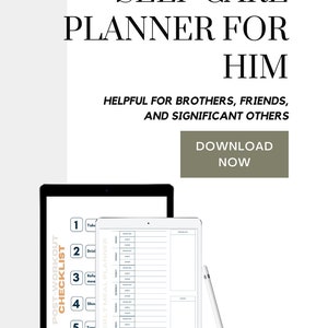 Self-care Planner for Men | Wellness Journal | Fitness, Meal, and ...