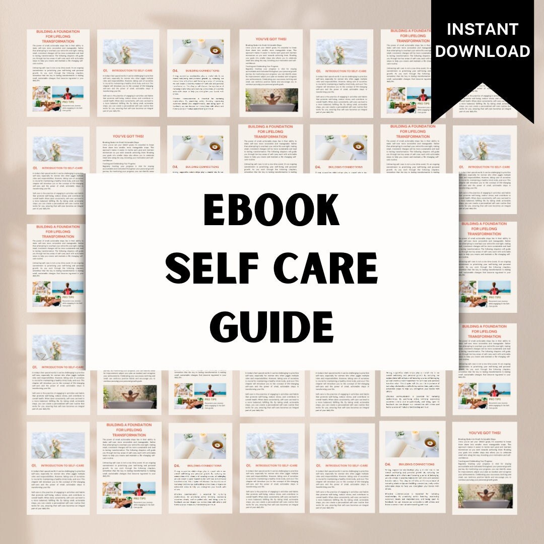 Self Care Guide | Digital Ebook to Improve Self Care and Mental Health ...