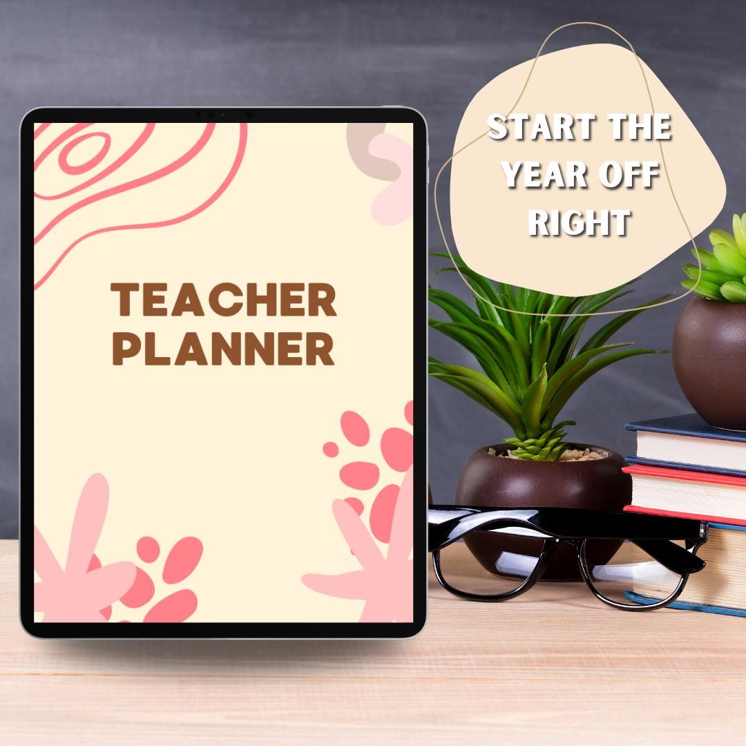 Teacher Digital Planner 2024/25 Planner, Digital Teacher Planner, iPad ...
