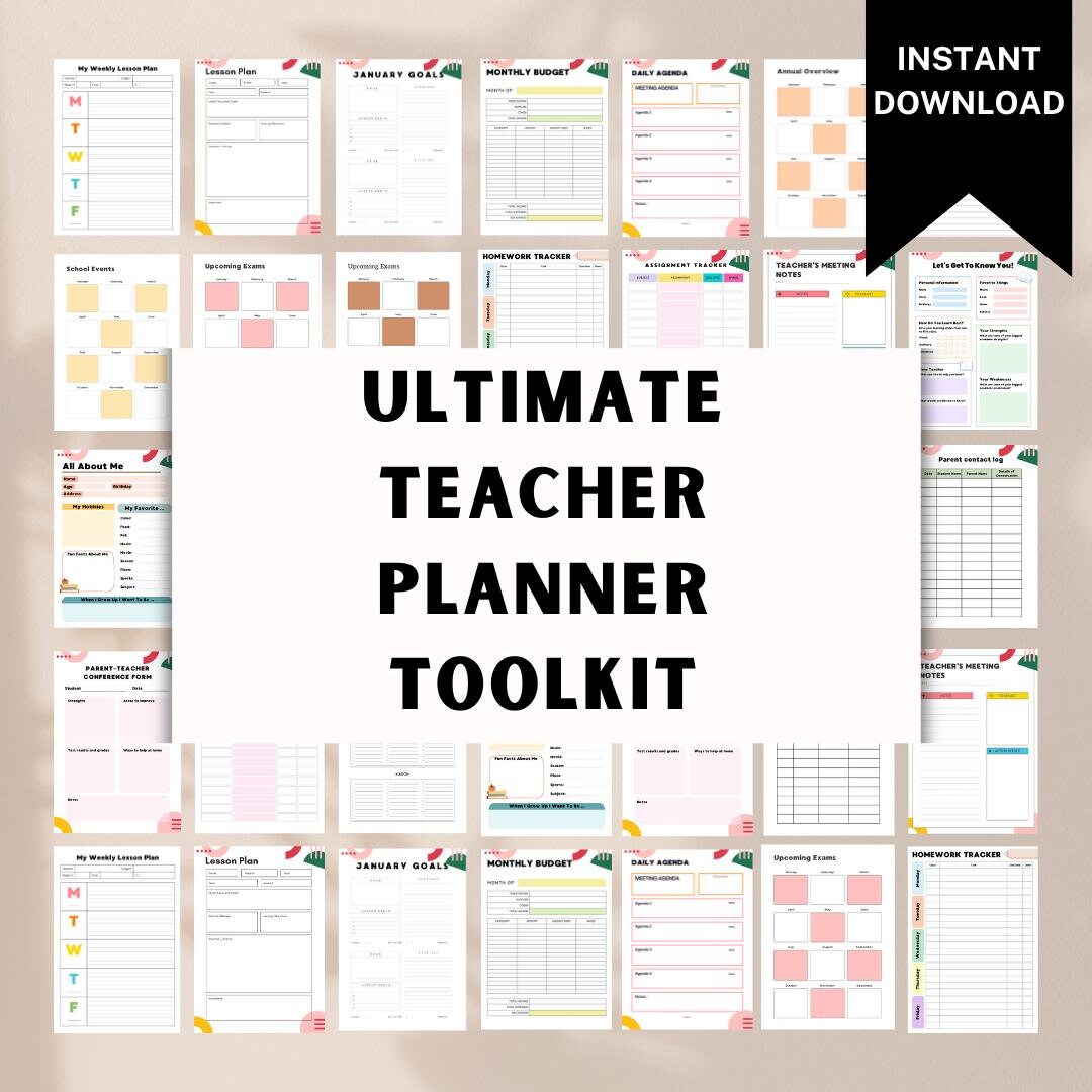 Teacher Digital Planner 2024/25 Planner, Digital Teacher Planner, iPad ...