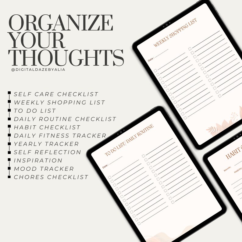Printable Self-care Planner & Checklist Daily Self-care Routine ...