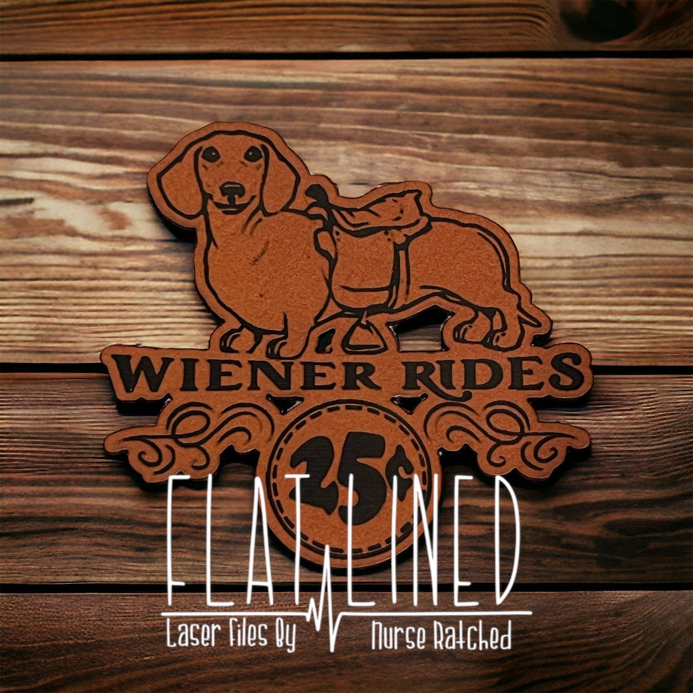 Wiener Rides 25 Cents, Dachshund Svg, Wiener Dog Svg, Hat Patch SVG ...