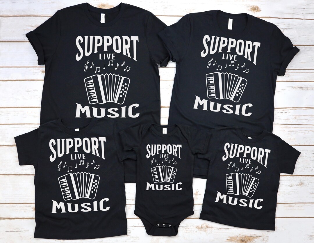 Retro Accordion Music T-shirt – Vintage-inspired Band Tee, Unique Gift ...