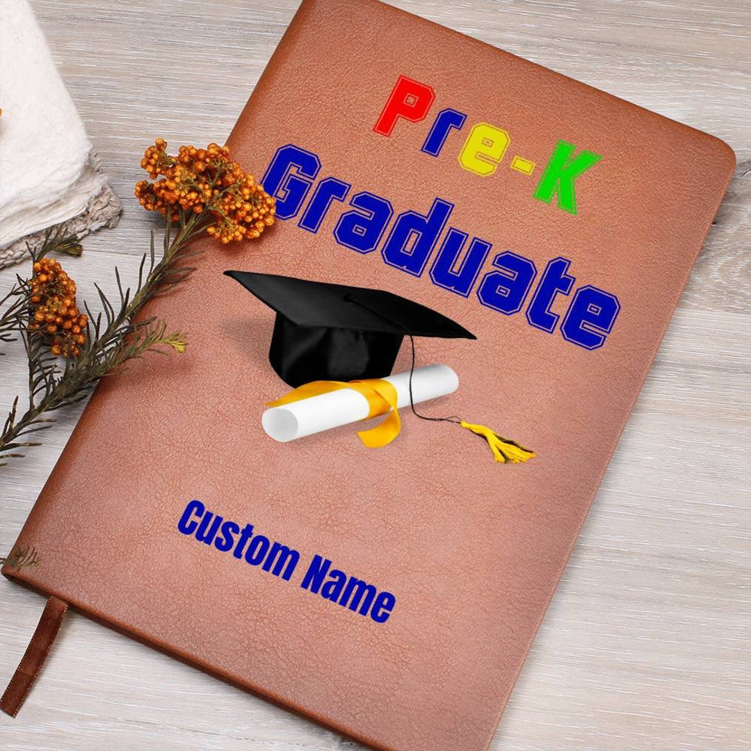 Elementary Graduation Gift Journal for 1st Grader Personalized Notebook ...