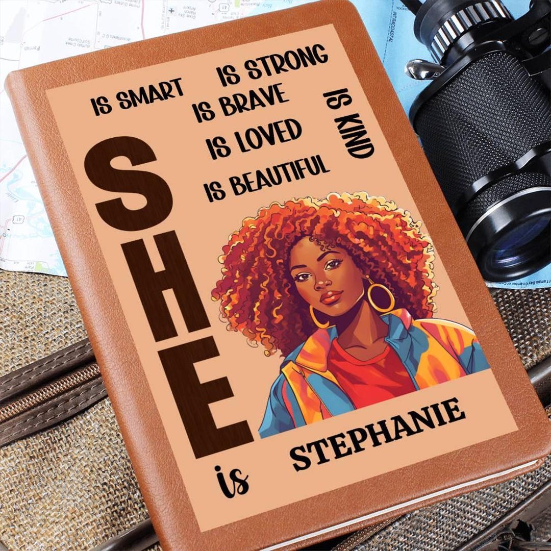 Black History Journal,black Women,teenage Girl Gifts,black Girl ...