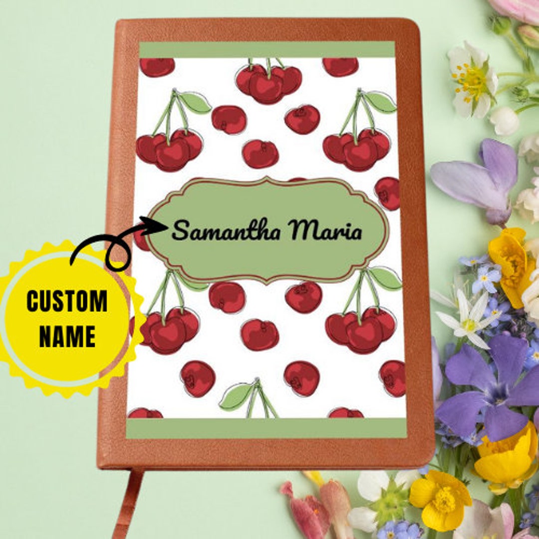 Personalized Pink Bow Journal,customized Coquette Pink Notebook, Gift ...