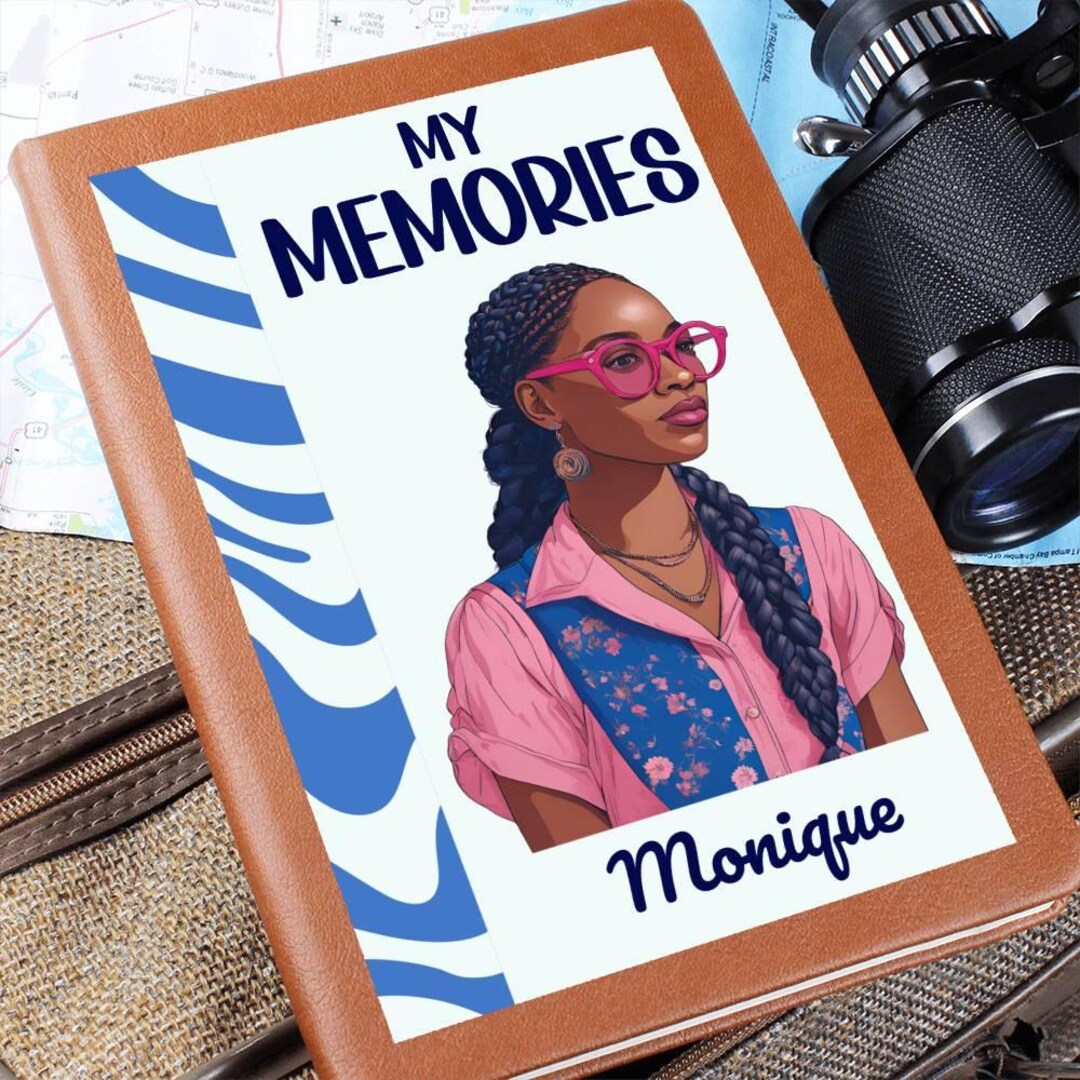 Notebooks for Girls,african American Custom Notepad,black Women Planner ...