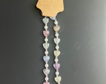 Heart Shaped Phone Charm Holder - Etsy