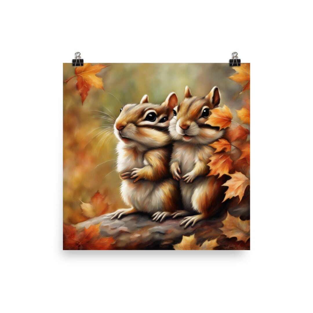 Velvet Chipmunks Poster - Etsy