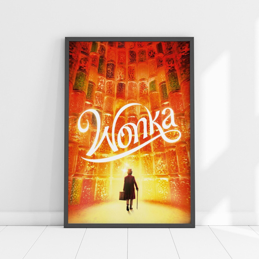 Wonka 2023 Movie Poster for Wall Art 300 DPI up to 24x36 High Quality ...