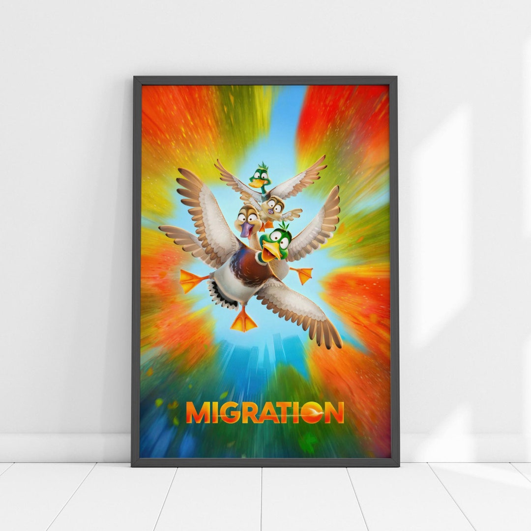 Migration 2023 Movie Poster for Wall Art 300 DPI up to 24x36 High ...
