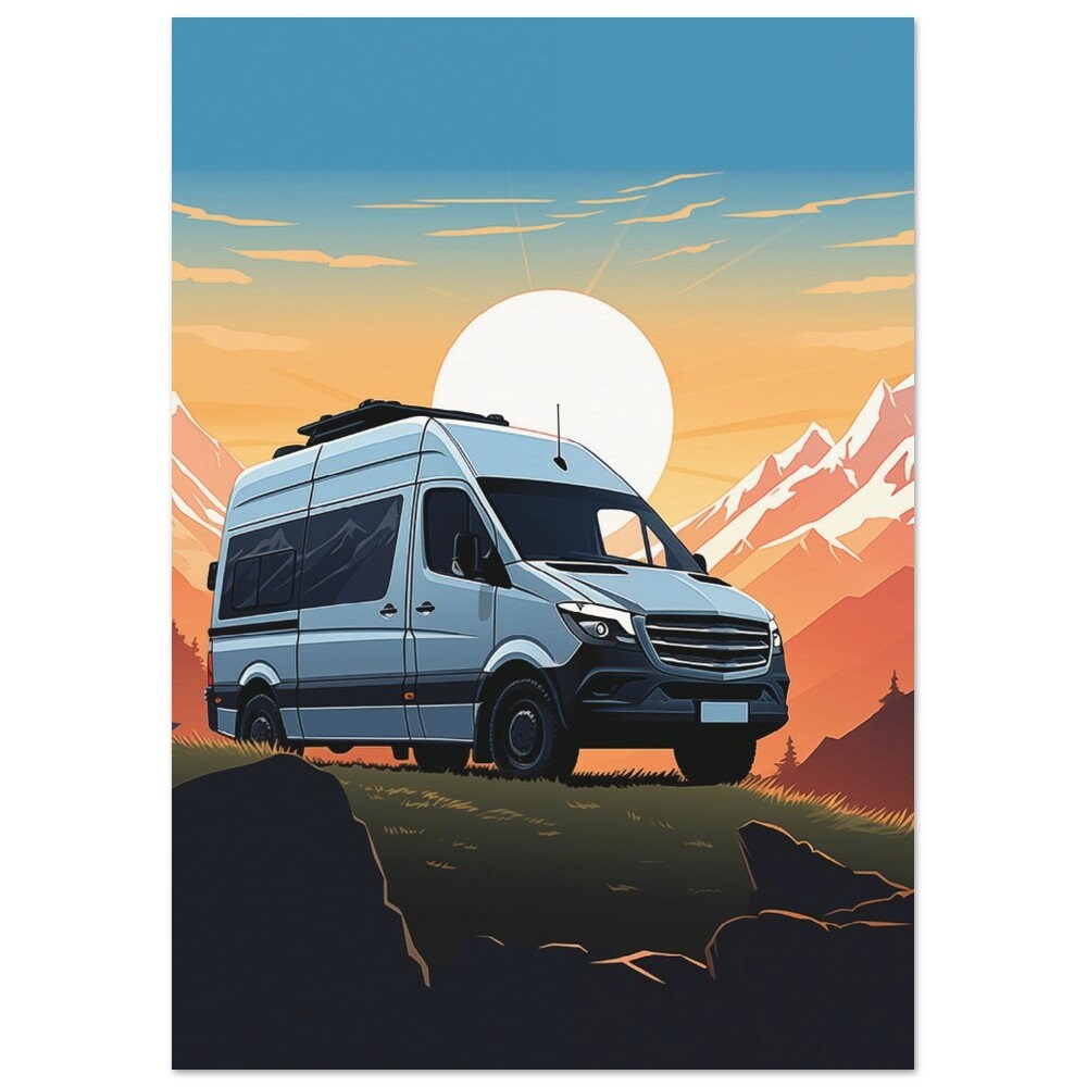 Sprinter Poster, Premium Museum-quality Matte Paper Poster, A1 A2 A3 A4 ...