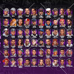 Harlem Legends Poster. (cam'ron,dipset,big L,mase,asap Rocky) Hip Hop ...