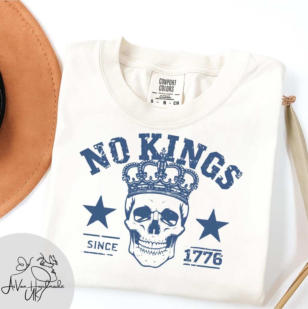 No Kings Since 1776 PNG, 4th of July File, Skull Crown Patriotic ...
