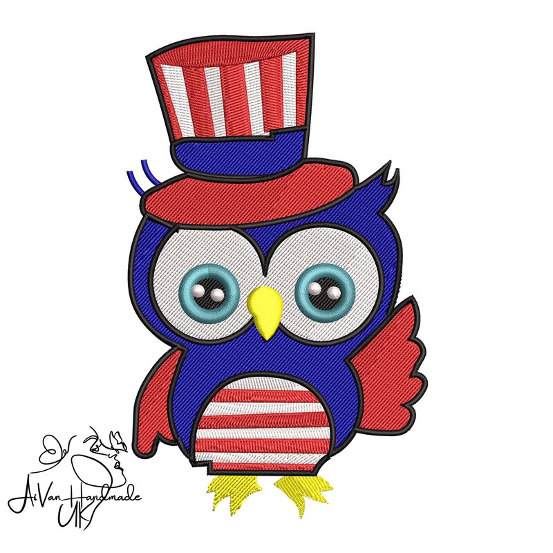 Patriotic Owl - Etsy