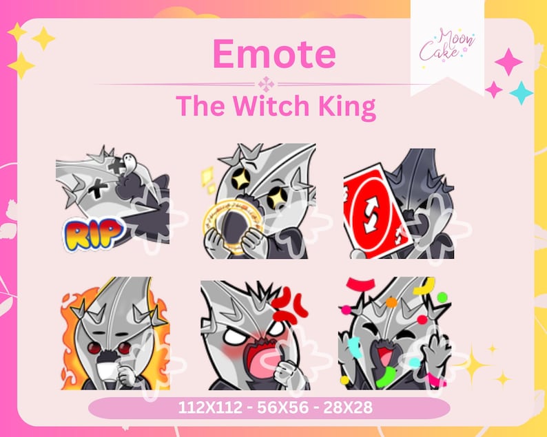 Cute the Witch King From Lord of the Rings Emote for Streaming: Twitch ...