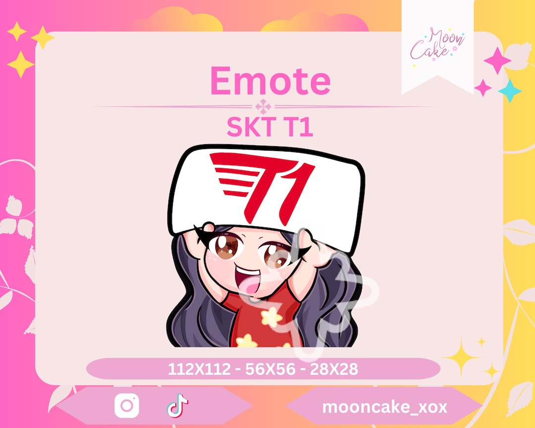 SKT T1 Chibi Emote: Custom Twitch/discord Stream Emotes (digital File ...