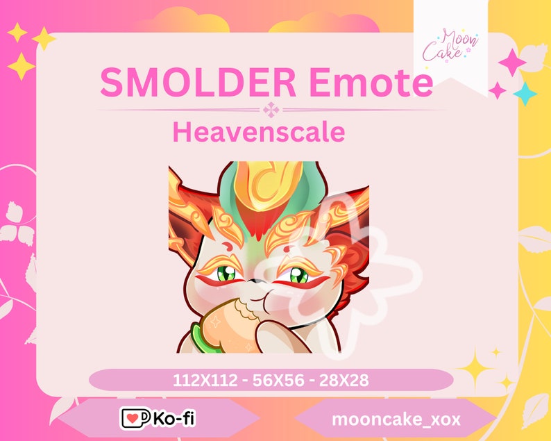 Heavenscale Smolder Chibi Emote for Twitch/discord (digital File) - Etsy