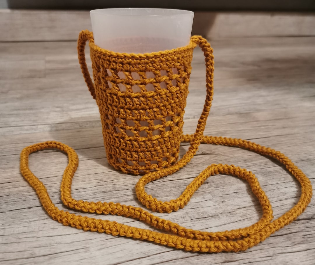 Crochet Eco Cup Holder Pattern - Etsy