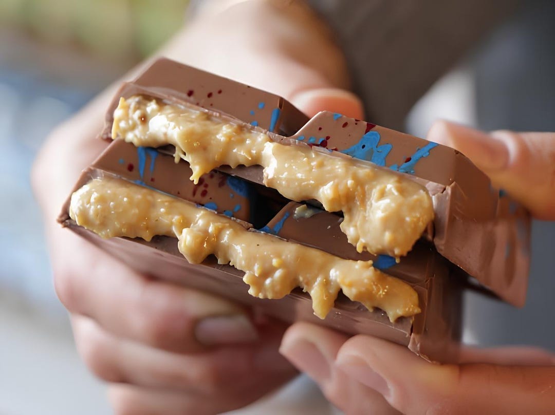 Hazelnut Dubai Chocolate With Plenty of Kadayif and Hazelnut Paste ...