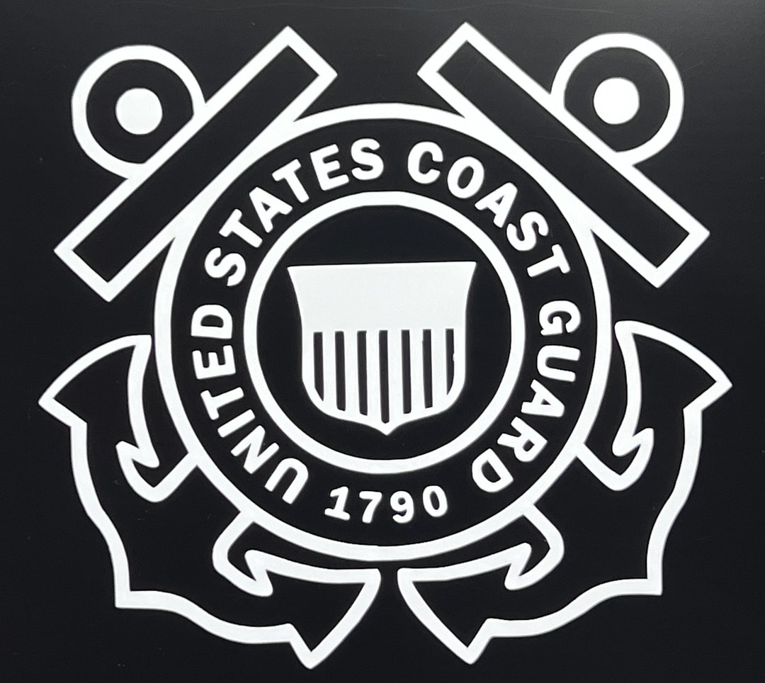 US Coast Guard Vinyl Decal - Etsy